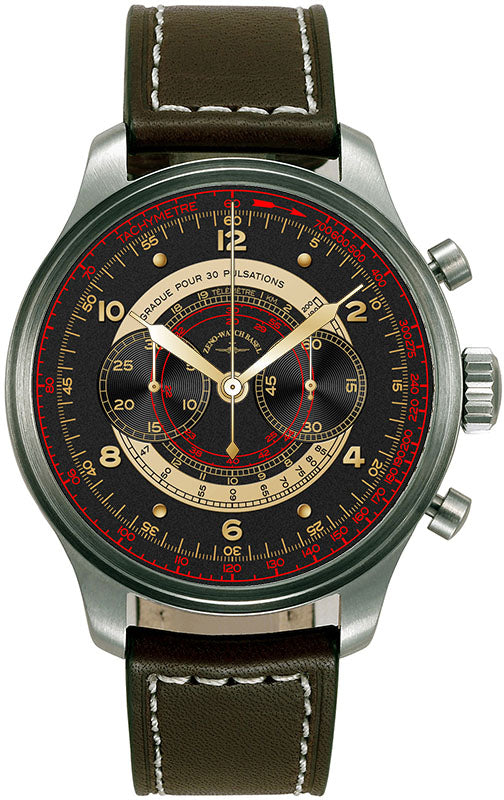 OS Retro Chronograph Dubois-Depraz Pulsometer – ZENO-WATCH BASEL