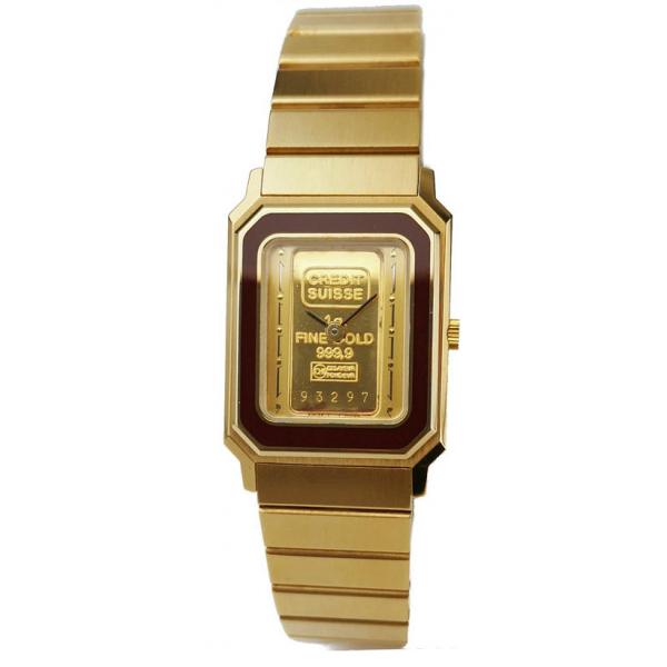 Catena gold bar Credit Suisse 1 gr Chinese lacquer – ZENO-WATCH BASEL